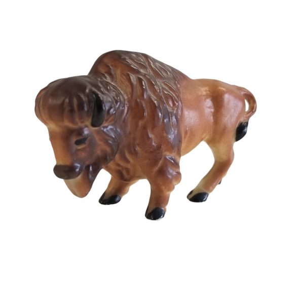 Hagen Renaker | Accents | Vintage Buffalo Figurine Miniature Mini ...